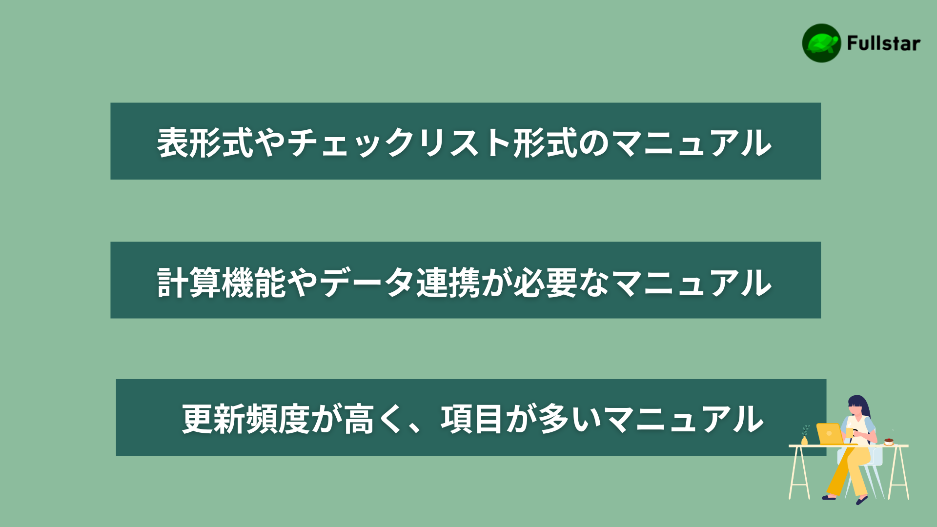 【完全版】誰でも簡単にExcel（エクセル）でマニュアル作成！|カスタマーサクセス（CS）ツール「Fullstar（フルスタ）」